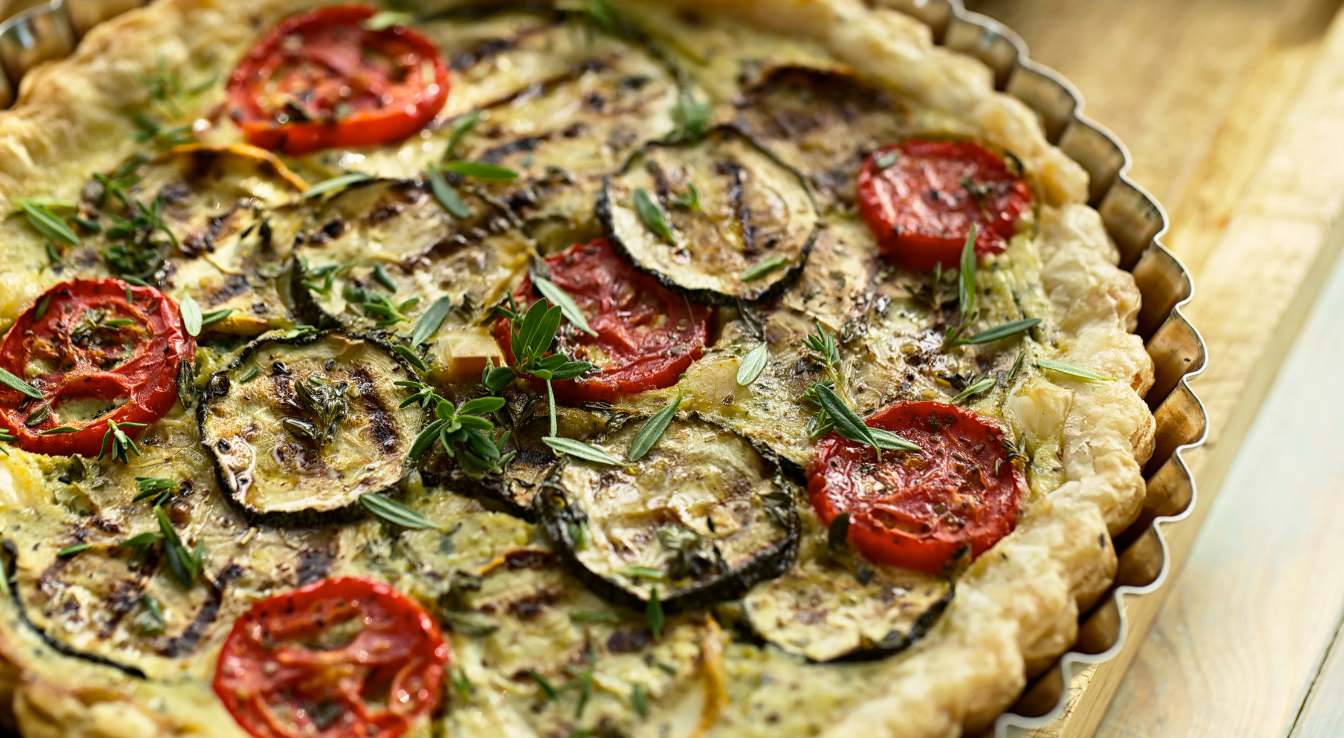 Tarte Courgette Tomate : Recette Facile Au Fromage Râpé